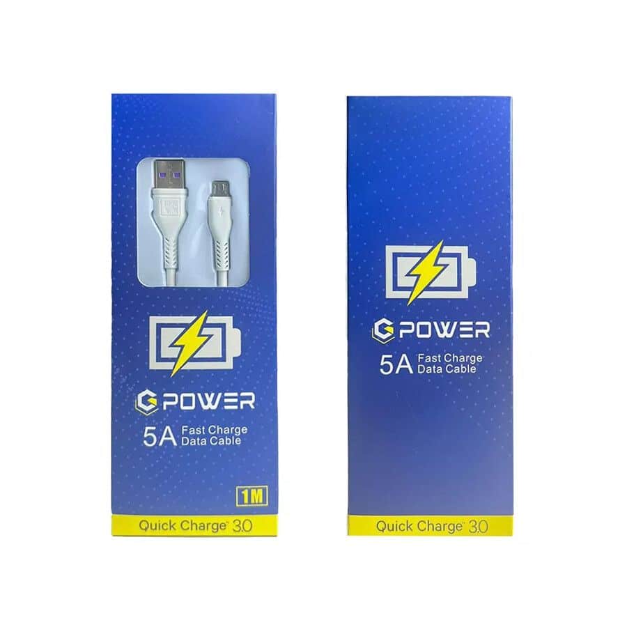 CABLE USB A V8 5A GPOWER – Fast Cheap